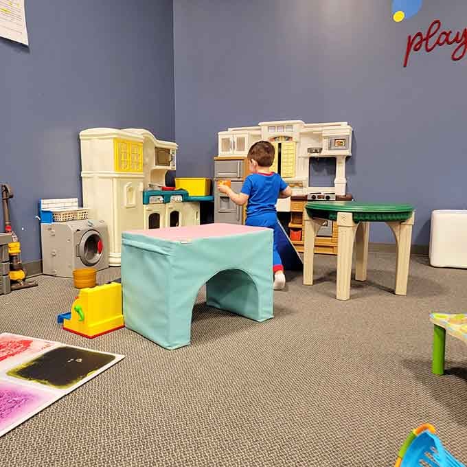 Future celebrity chefs start here, whipping up imaginary feasts that require zero actual cooking skills or smoke alarms.