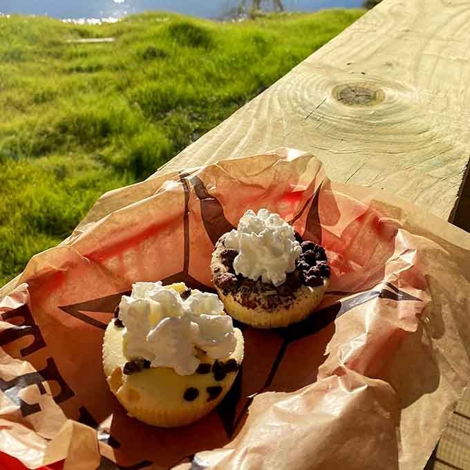 These cupcakes are almost too pretty to eat, but you'll get over that real quick, trust me.