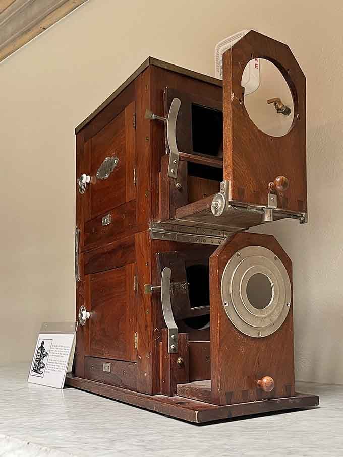 This antique contraption looks like something Doc Brown might have tinkered with before inventing the flux capacitor.