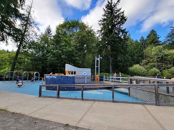Crescent Creek Park offers playground fun where kids can actually be kids without helicopter parents hovering constantly.