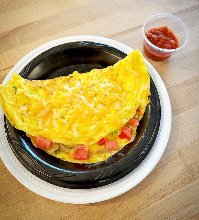 This fluffy omelet loaded with fresh vegetables is proof that breakfast done right can change your entire day for the better.