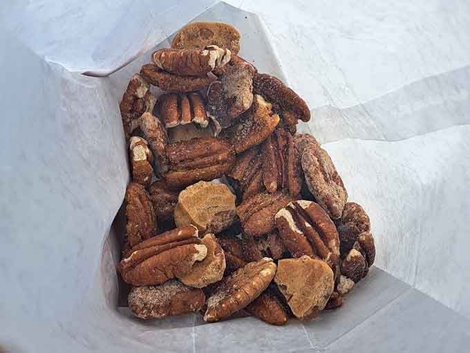 Roasted, candied, and ready to disappear faster than your willpower, these pecans mean serious business.