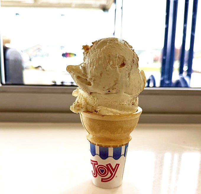 New York cheesecake transformed into frozen custard is like watching your favorite actor nail a completely different role.