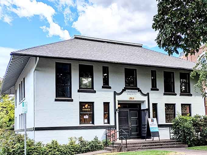 Art Presence sits in a building that's seen more history than most museums, and it's still standing strong.