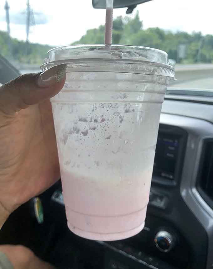 The portable version proves that great milkshakes travel well, though yours probably won't survive the trip home.