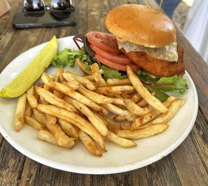 A spicy chicken sandwich with fries that golden deserves its own spot in the Arizona hall of fame.