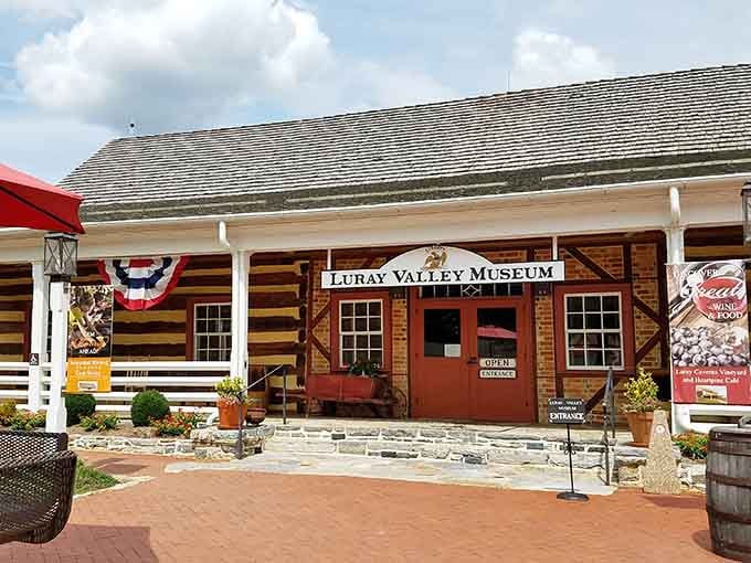 Step into the past where log cabin charm meets genuine Valley history worth exploring on foot.