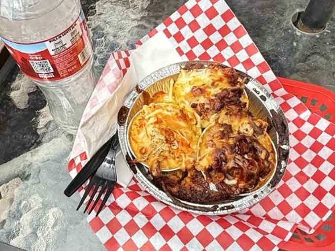 A flight of mac and cheese varieties lets you taste your way across America without leaving your seat.