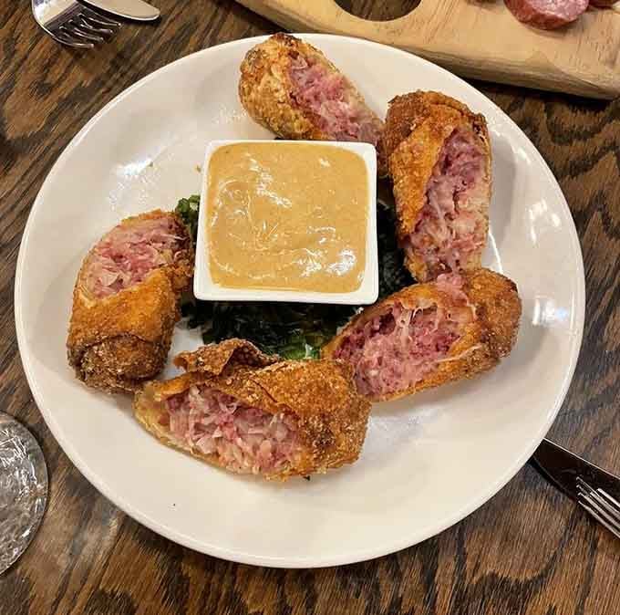 Reuben rolls: taking everything great about the classic sandwich and making it shareable, if you're feeling generous.