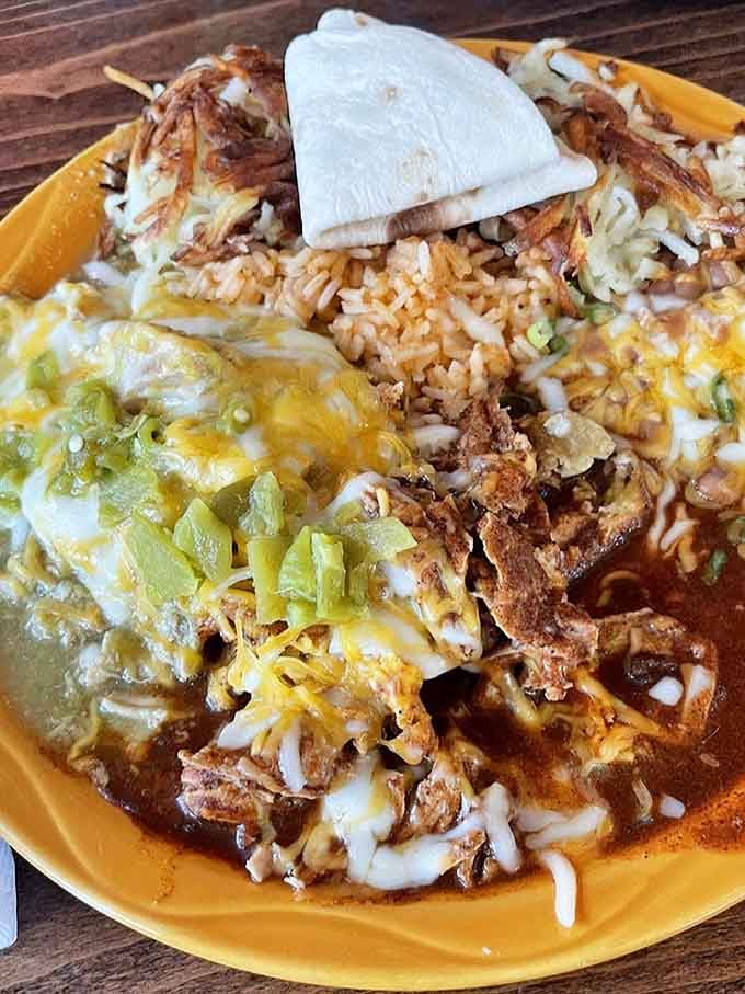 This isn't just a plate of food, it's an edible work of art that tastes even better than it looks.