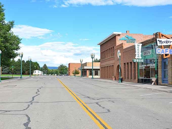 Wide streets and historic buildings create a downtown where parking is easy and stress is basically nonexistent.