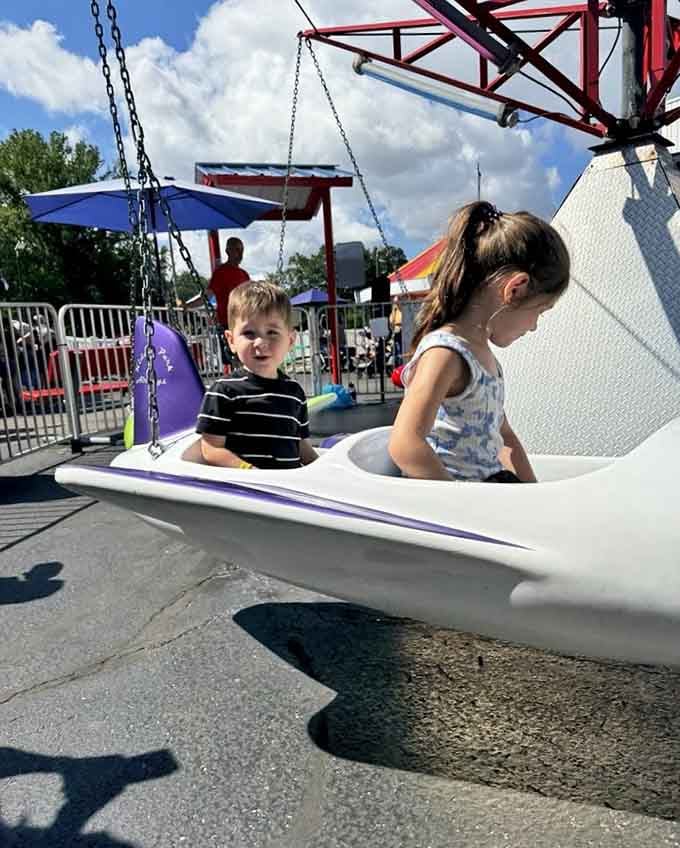 Taking flight in these whimsical planes beats any modern simulator, especially when you're piloting with pure imagination and giggles.