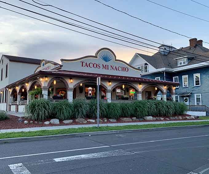 Tacos Mi Nacho's inviting exterior promises Mexican comfort food that won't require a second mortgage to enjoy regularly.