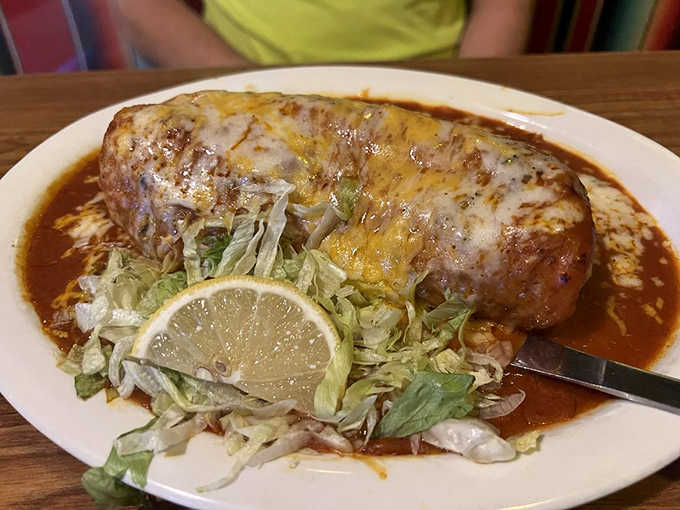That chimichanga achieved the golden-brown perfection that makes angels weep and dieters reconsider their life choices completely.