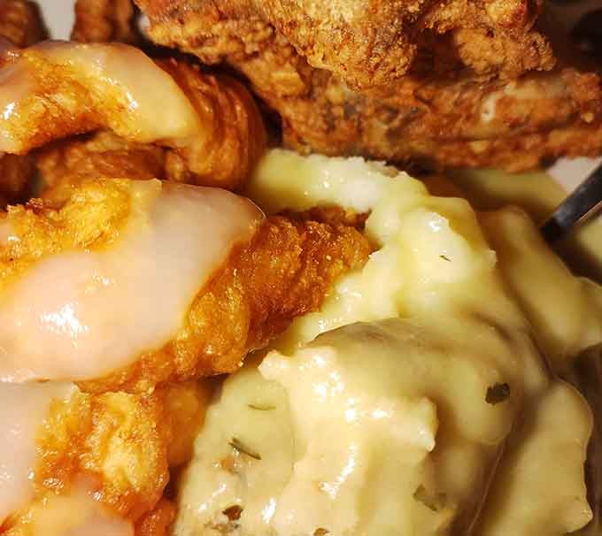 Friday's fish fry brings the goods: crispy battered cod that disappears faster than your willpower around dessert.