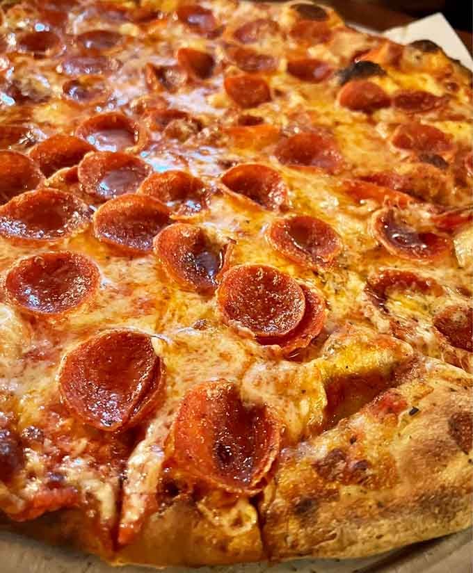 Those pepperoni cups holding pools of flavorful oil are basically edible treasure chests of deliciousness you'll crave forever.