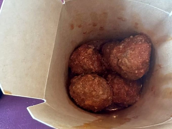 Golden-brown meatballs that look like they're ready to make your spaghetti experience absolutely perfect.