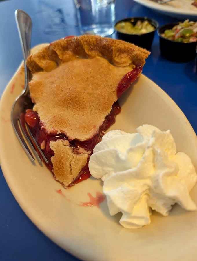 Cherry pie with a dollop of whipped cream is the kind of simple perfection that makes life worth living.