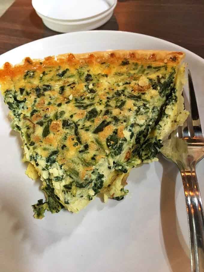 This quiche is loaded with spinach and cheese, proving that wizards eat their vegetables too, just tastier.
