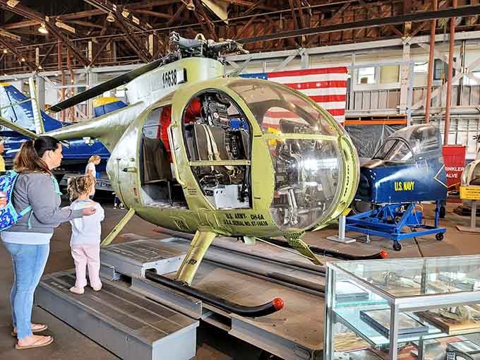 Visitors getting an up-close education in aviation history beats any textbook you ever slept through in school.
