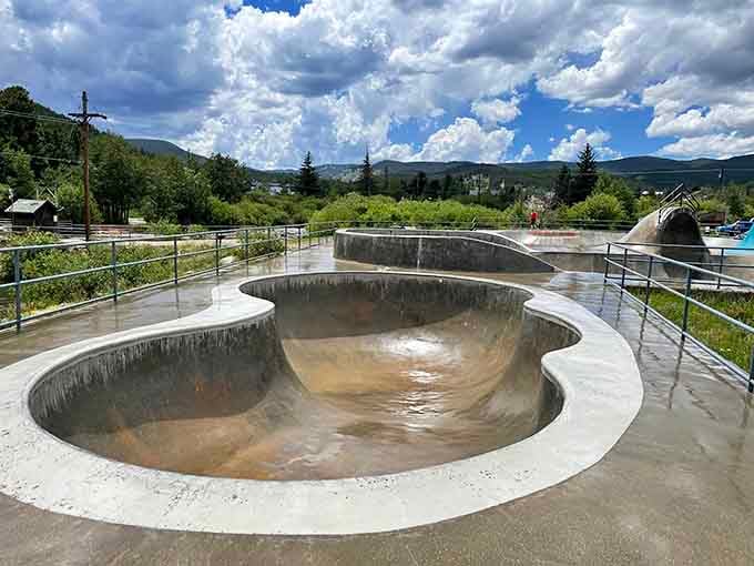The Nederland Skatepark's unique curves prove this town thinks outside the box, even with concrete.