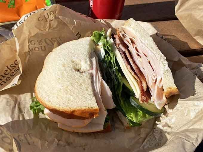 Turkey, bacon, and cheese stacked between toasted bread&mdash;the Como Club delivers comfort in every single bite.