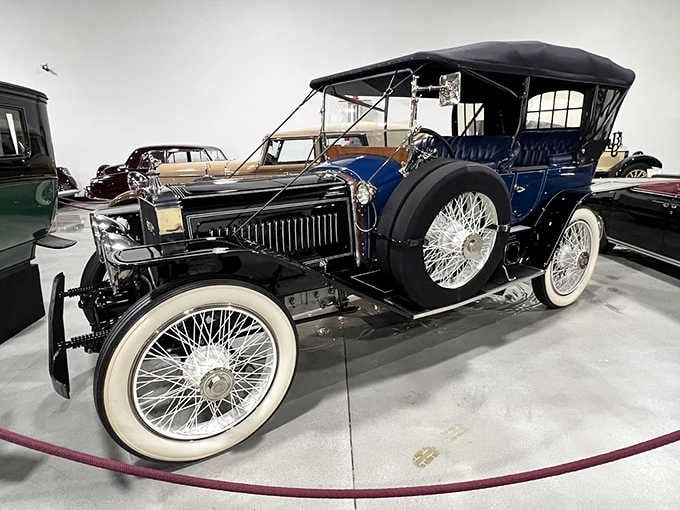 This Stanley Steamer ran on actual steam, making it the original eco-friendly ride before that was even a thing.