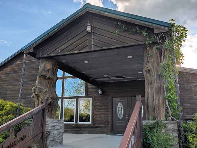 Gobblers Roost's rustic entrance promises the kind of authentic experience that doesn't involve a gift shop at the exit.