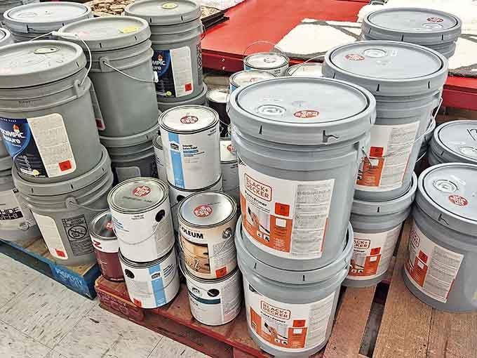Enough paint to redecorate your entire house, or at least convince yourself you'll start that project.