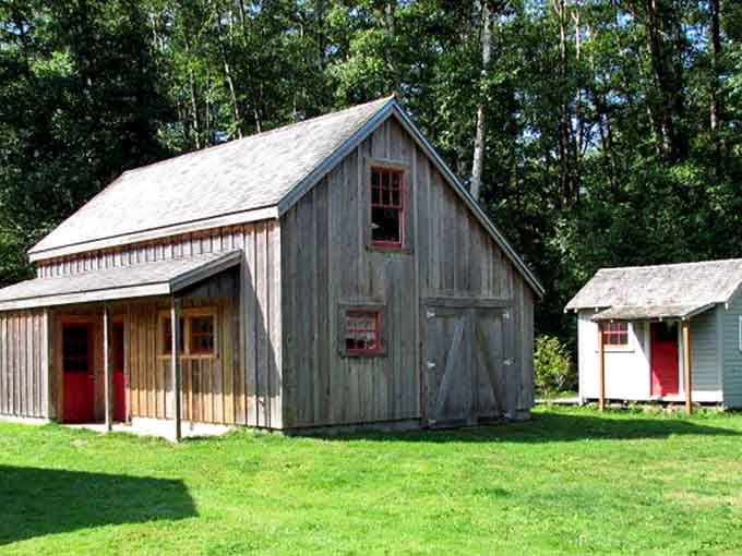 Weathered barns tell stories that no history book ever could quite capture properly.