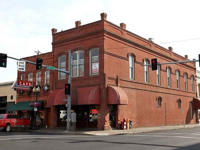 Rainbow Cafe's classic brick exterior has welcomed hungry locals for generations of breakfast conversations and coffee refills.