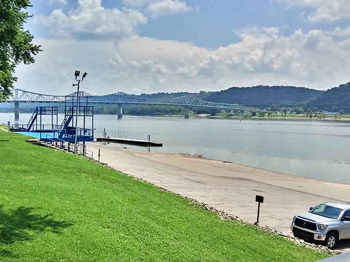 The launch area sits peacefully along the riverbank, waiting to transform ordinary afternoons into extraordinary memories you'll retell.
