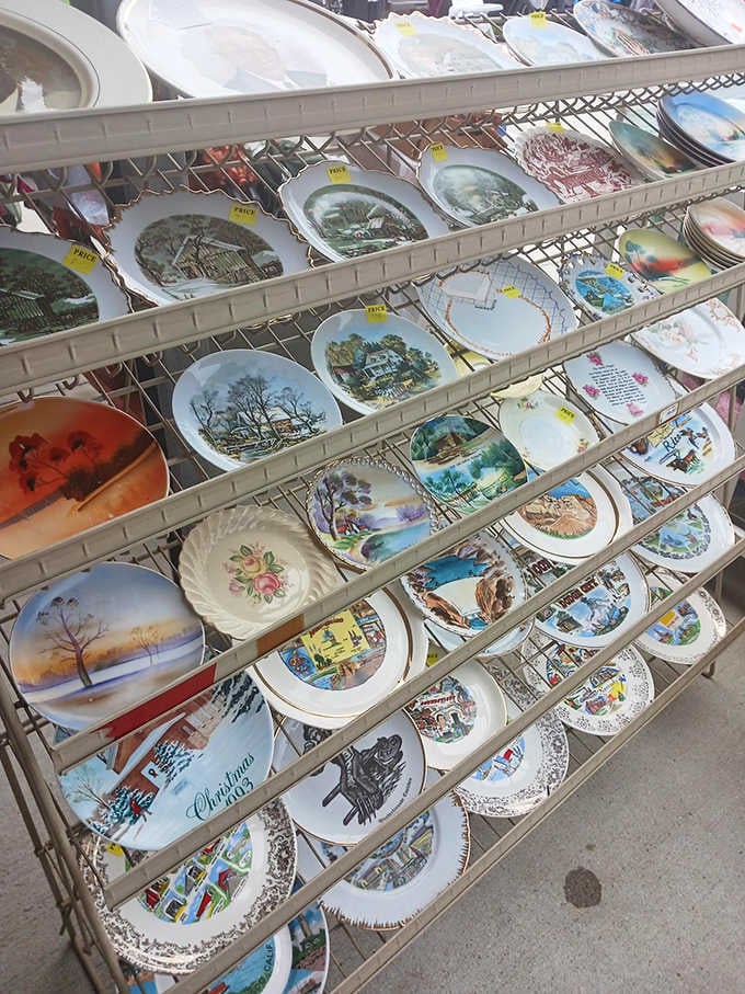Decorative plates spanning generations prove that wall art came in circular form long before Instagram filters.