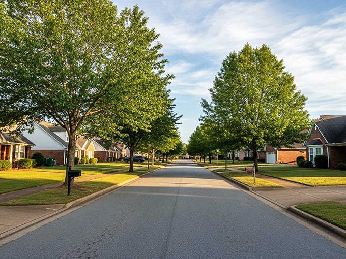 Tree-lined streets where neighbors actually know each other's names, not just their WiFi passwords.