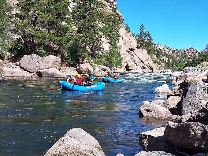 Floating the Arkansas River proves you're never too old to get gloriously, refreshingly soaked on purpose.