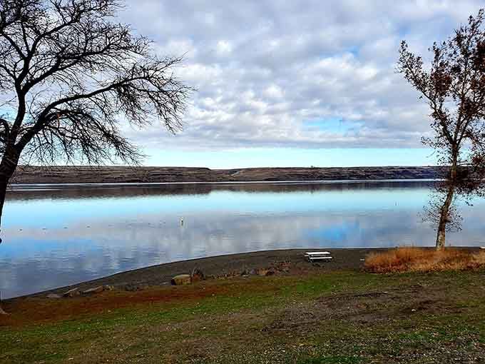 When the water looks this inviting and peaceful, you understand why locals keep this spot their cherished secret.