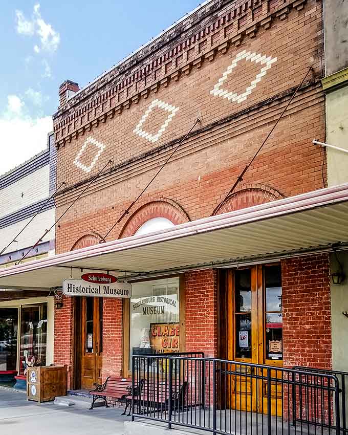 The Historical Museum's brick facade and vintage signage invite you to discover stories that textbooks somehow always skip.