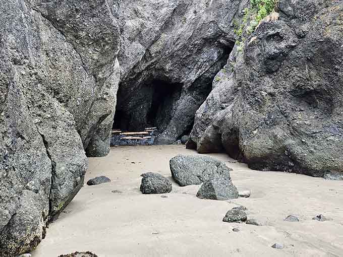 Hidden coves like this prove that the best discoveries require a little adventurous spirit and good timing.