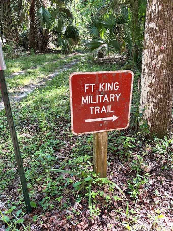 The Fort King Military Trail connects you to history without requiring a time machine or history degree.