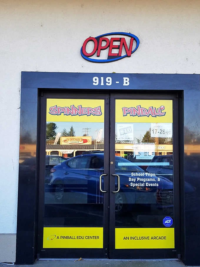 That unassuming storefront hides more fun than you'd expect from a strip mall in Frederick, Maryland.