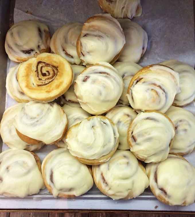 Cinnamon rolls that understand their assignment: be soft, be sweet, and make people forget their diet plans immediately.