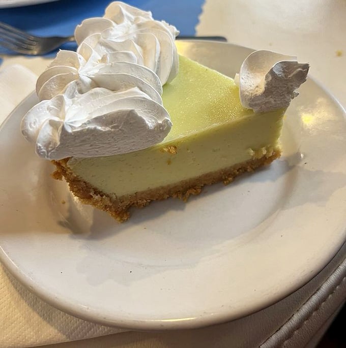 Bright, tangy, and impossibly smooth, this key lime pie is sunshine captured in dessert form.