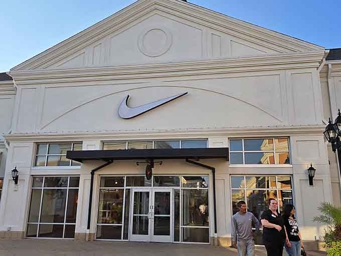 The Nike swoosh beckons like a beacon for anyone who's ever needed new sneakers yesterday.
