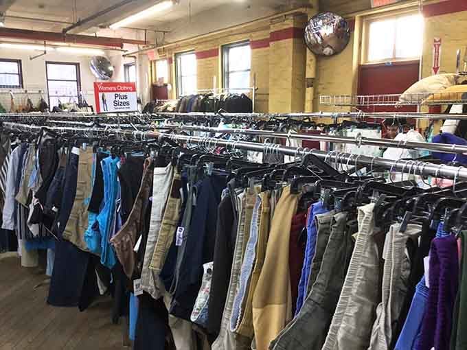 Denim in every shade from "I work in finance" to "I'm in a band that practices in my garage."