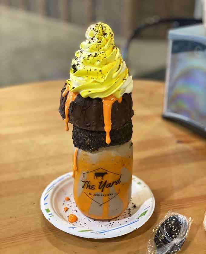 Bold orange drizzle and a swirl of yellow soft serve make this Java Lava Vancouver's most photogenic exclusive.