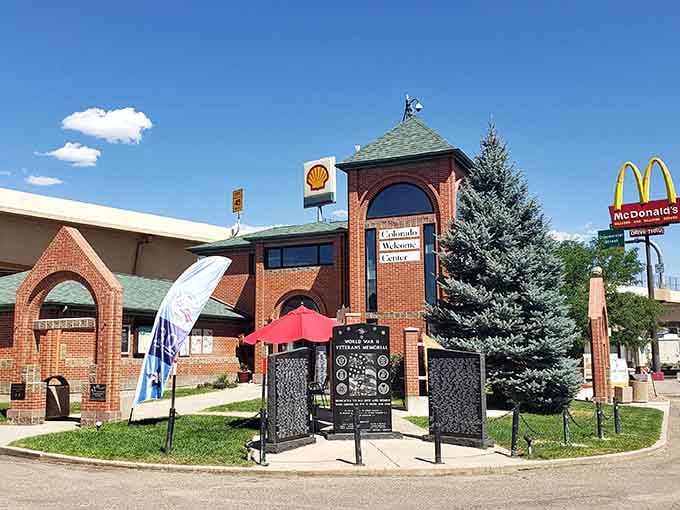 Even the welcome center has more architectural charm than most cities' fanciest buildings combined.