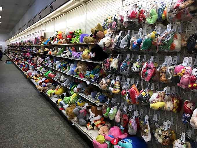 Stuffed animals await their second chance at being someone's favorite bedtime companion and confidant.