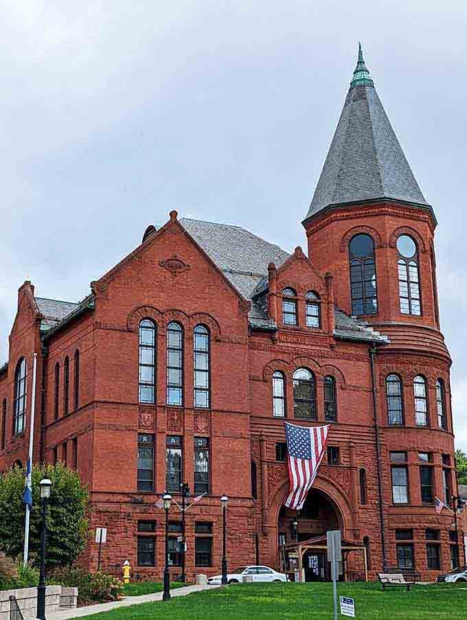 This stunning red brick building with its distinctive tower could make even non-history buffs stop and stare appreciatively.