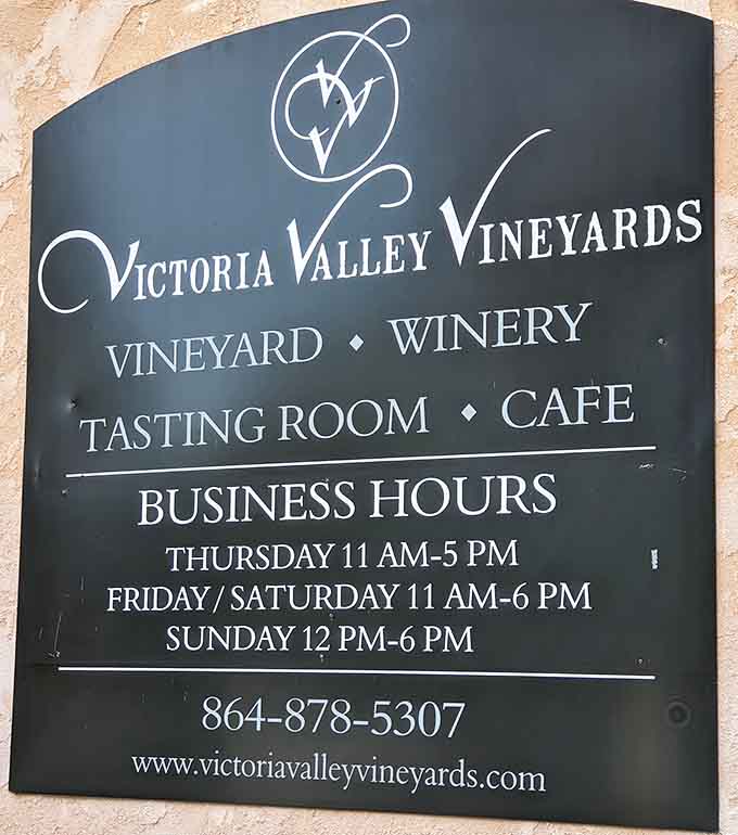 Mark your calendars because these hours are your gateway to weekend bliss and Thursday afternoon wine therapy sessions.