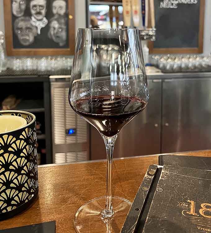 Sipping wine while surrounded by great literature feels exactly as sophisticated as you always imagined.